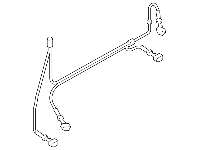 8R1-972-251 - ABS Wheel Speed Sensor Wiring Harness 2009-2017 Audi ...