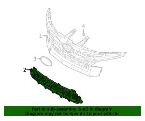 86531-K5010 - Grille 2022-2024 Hyundai Santa Cruz | AutoNationParts.com