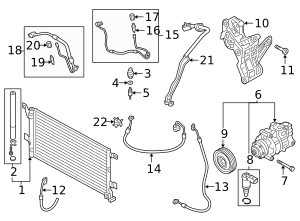 2018-2024 Audi A/C Refrigerant Suction Hose 8W0-816-743-BQ | AutoNation ...