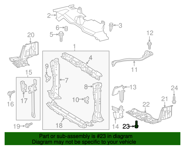 2000-2019 Toyota Under Cover Screw 90159a0010 | Toyota Parts Center