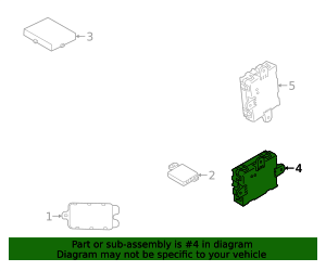 Genuine OEM Control Module Part# LR117885 Fits 2018-2023 Land Rover: Up ...