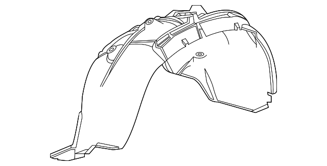 84856823 GM Front Driver Side Wheelhouse Liner | GM Parts Store