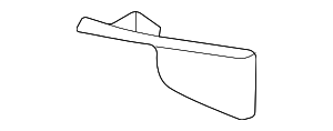 2021-2022 Chevrolet Front Driver Side Tire Front Air Deflector 84839549 ...