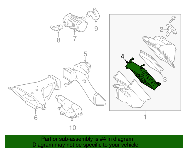 2011-2013 Toyota Highlander Cap 17705-31330 | OEM Parts Online