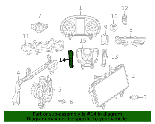253-905-49-00 - Multi Switch 2017-2022 Mercedes-Benz | Mercedes-Benz ...