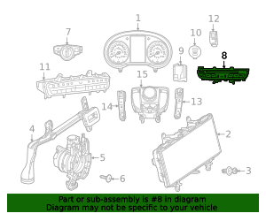 253-905-62-03 - Hazard Warning Switch 2021-2023 Mercedes-Benz ...