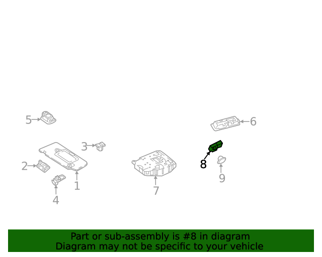 213-820-29-01 - Navigation Microphone 2019-2023 Mercedes-Benz ...