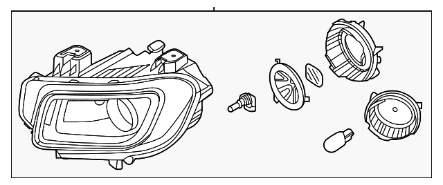 92102-K2070 - Headlamp Assembly - 2020 2021 Hyundai Venue | Joseph ...