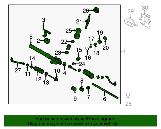 2014-2015 Hyundai Tucson Steering Gear 56500-2S010 | OEM Parts Online