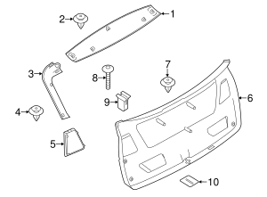 51497246418 - 2011-2017 BMW X3 Lower Trim Panel (51-49-7-246-418) | BMW ...