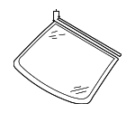 2007-2015 Audi Q7 Windshield 4L0-845-099-J-NVB | Genuine Audi Parts