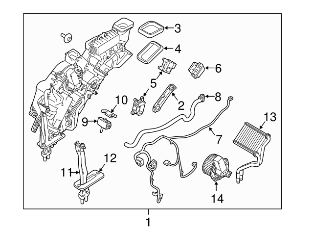 2010-2019 Ford HVAC Blower Motor Control Module AE9Z-19E624-B | Varsity ...