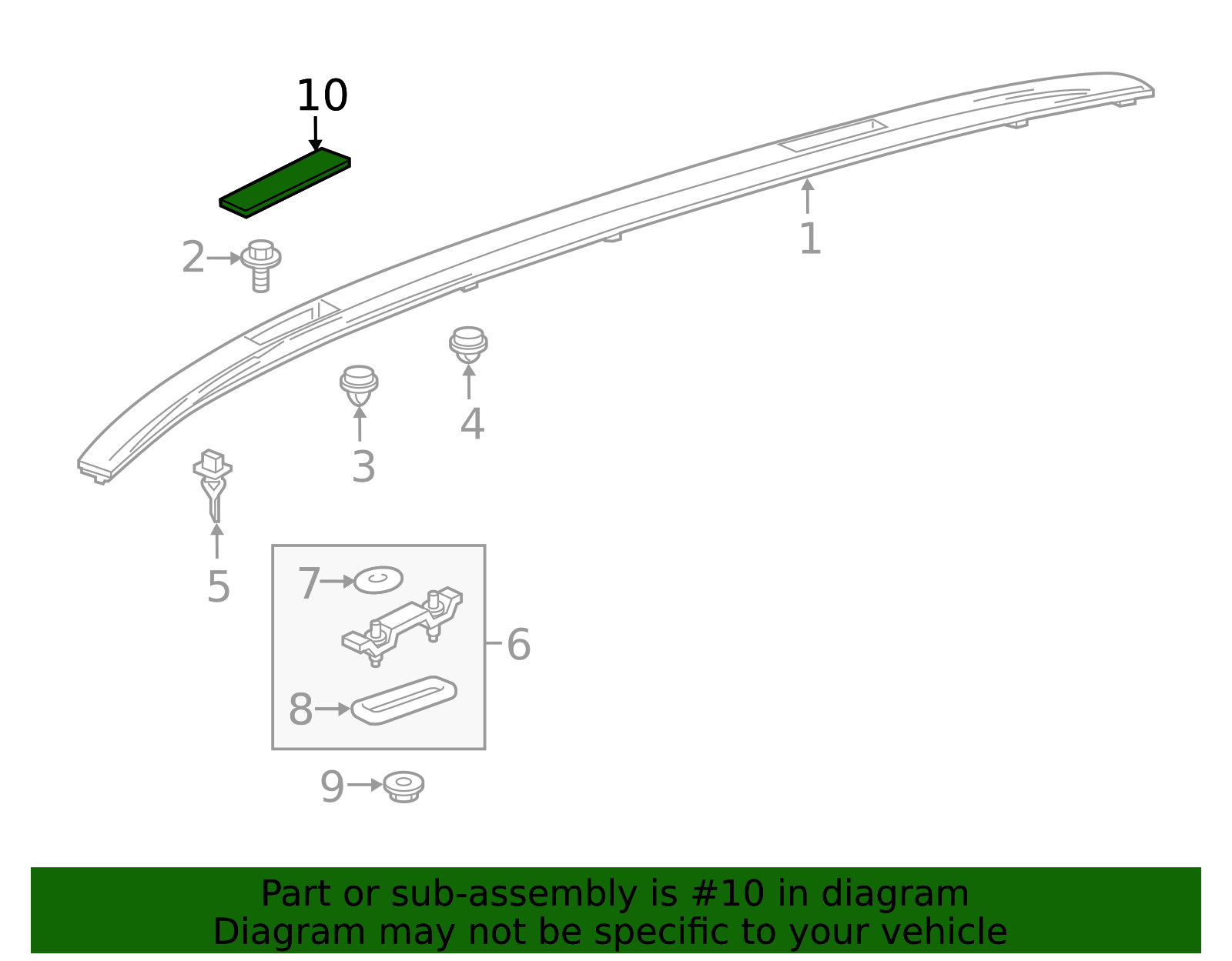 2021-2024 Toyota Venza Upper Cover 75632-48010-B1 | Toyota Parts Center