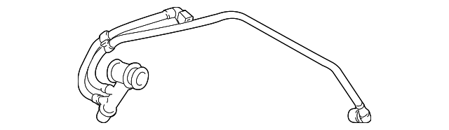 Genuine OEM Outlet Hose Part# LR019007 Fits 2010-2013 Land Rover Range ...