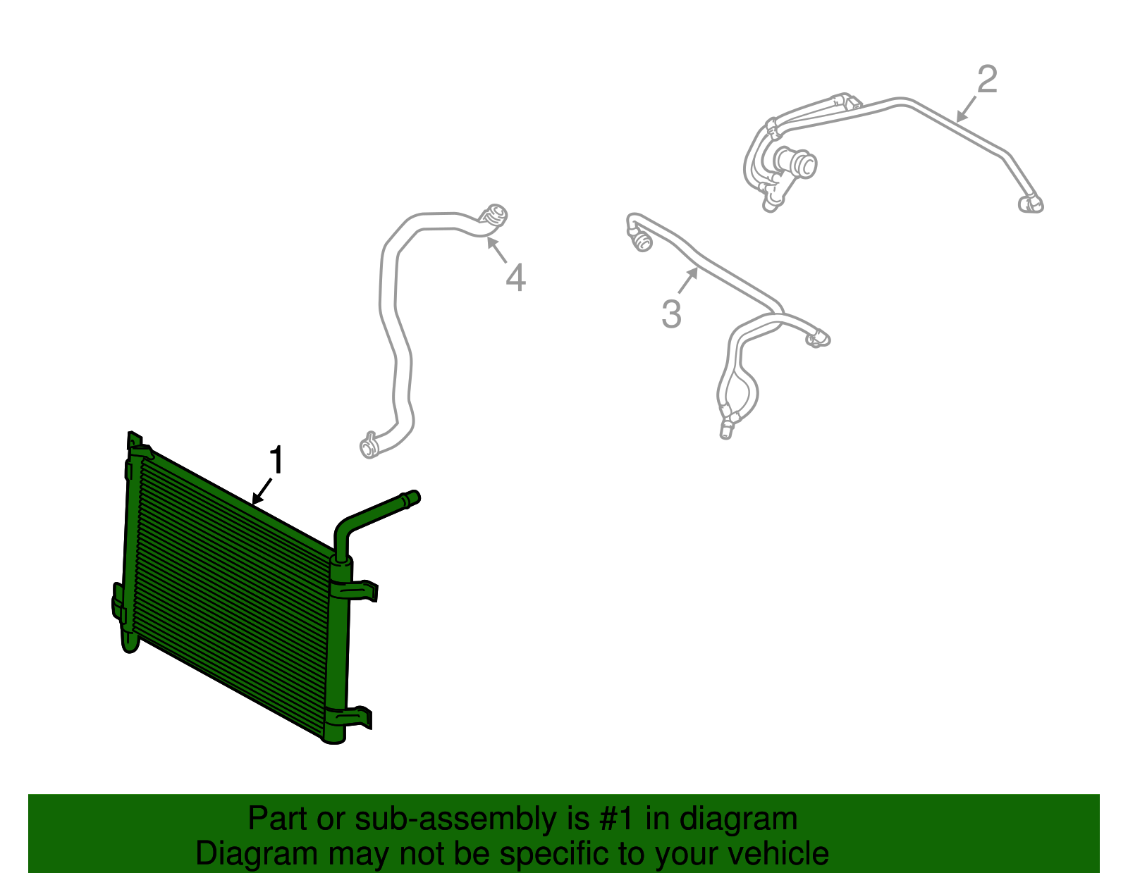 2010-2016 Land Rover Auxiliary Radiator LR017428 | OEM Parts Online