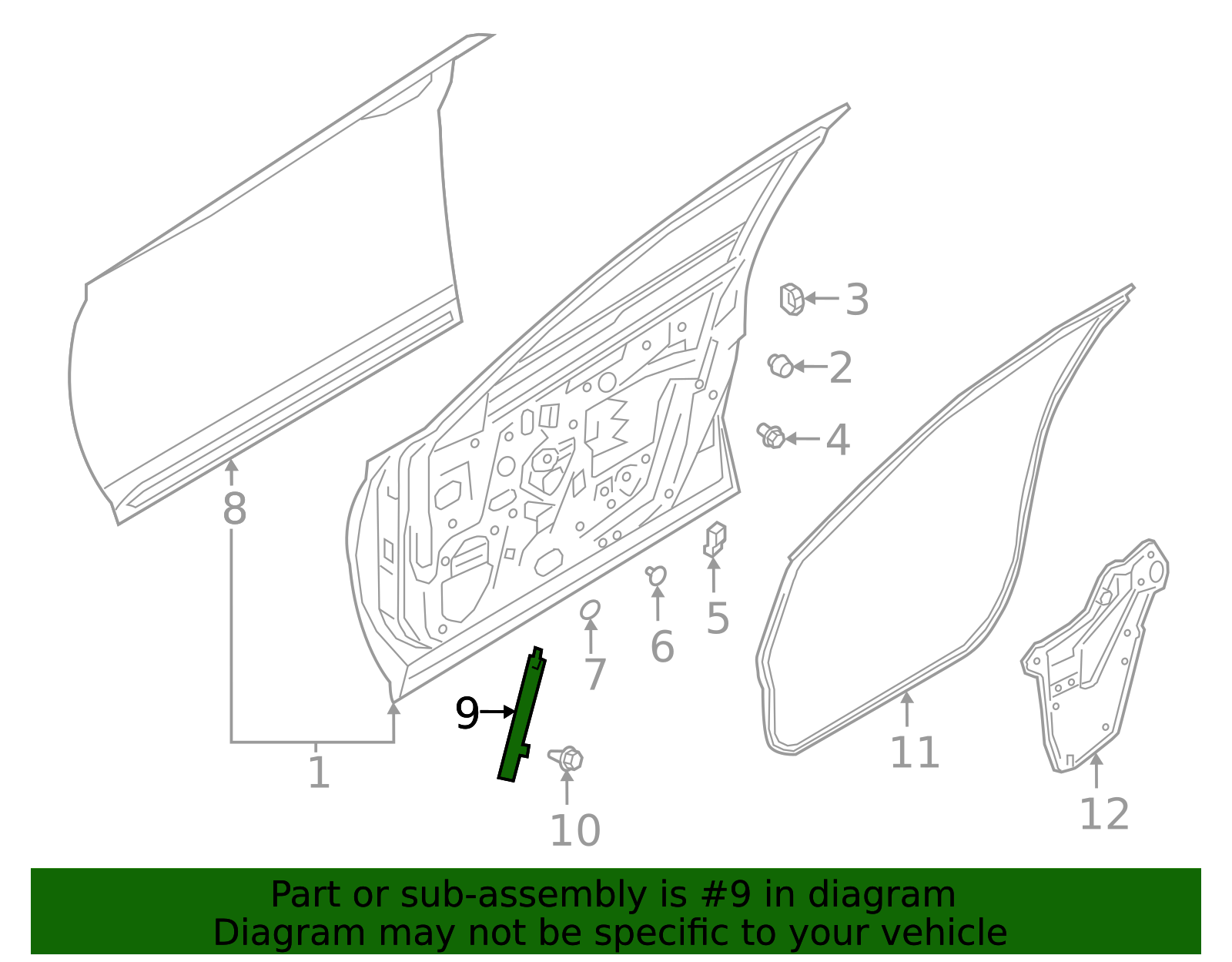 80215-5NA0A - Outer Sash 2019-2020 Infiniti QX50 | INFINITI Parts ...