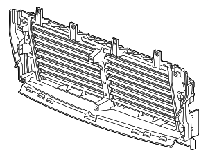 2019-2022 GMC Front Bumper Shutter 84641100 | QuirkParts