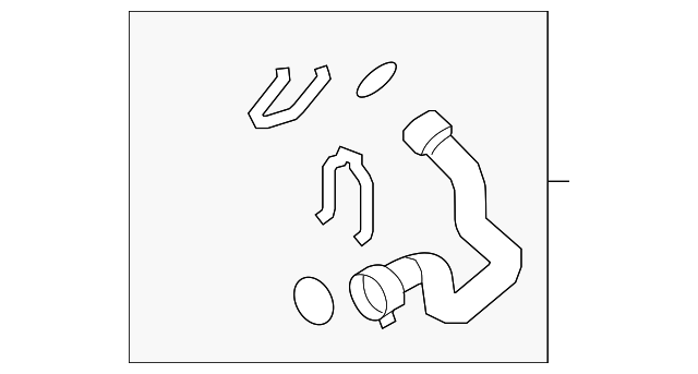 8K0-121-101-M - Radiator Coolant Hose 2009-2017 Audi | AutoNationParts.com