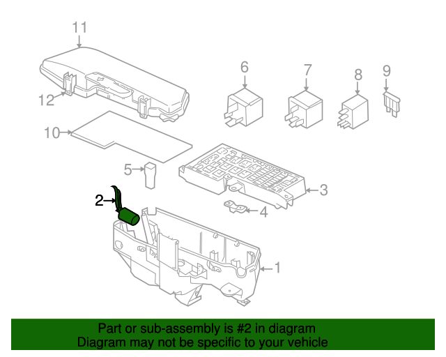 2001-2014 Volvo Resistor 9494209 | AutoNationParts.com