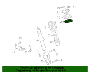 T2R4357 - Coil Spring Insulator 2014-2024 Jaguar F-Type | AutoNation Parts