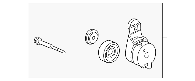 2009-2014 Acura Belt Tensioner 31170-RDM-A02 | Acura Parts Now
