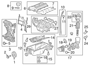 2011-2021 GM Engine Oil Cooler and Oil Filter Assembly 55566784 | GM ...