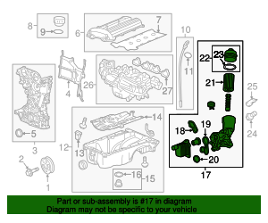2011-2021 GM Engine Oil Cooler and Oil Filter Assembly 55566784 GM ...
