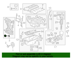 1988-2021 GM Rear Crankshaft Oil Seal 90325571 | QuirkParts