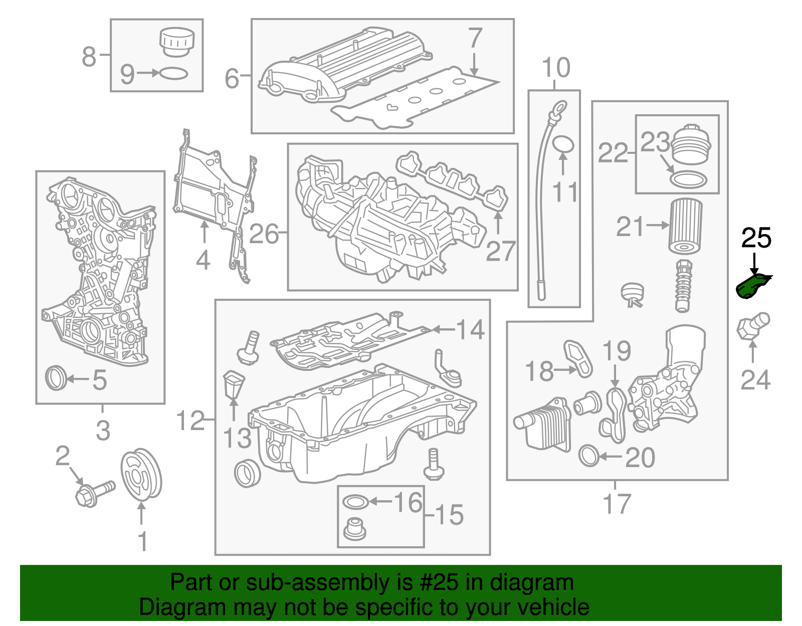 2012-2020 Chevrolet Sonic Engine Oil Pressure Indicator Switch Housing ...