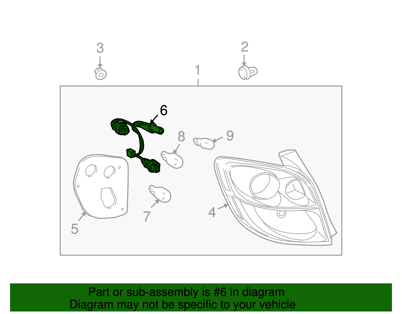 2009-2013 Toyota Matrix Socket & Wire 81555-02450 | Toyota OEM Direct