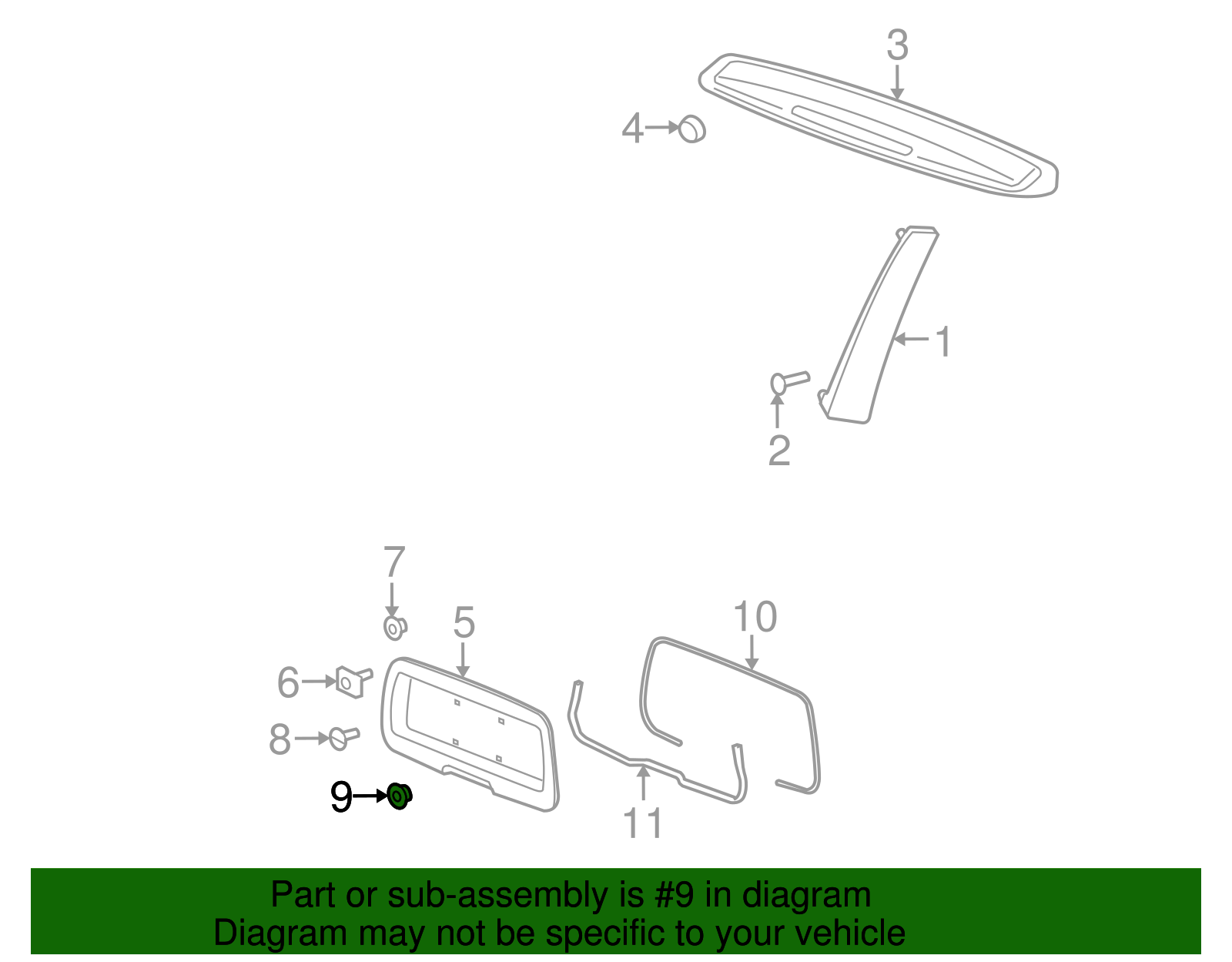 15187111 - Liftgate Chevrolet Name Plate 2002-2004 Chevrolet ...