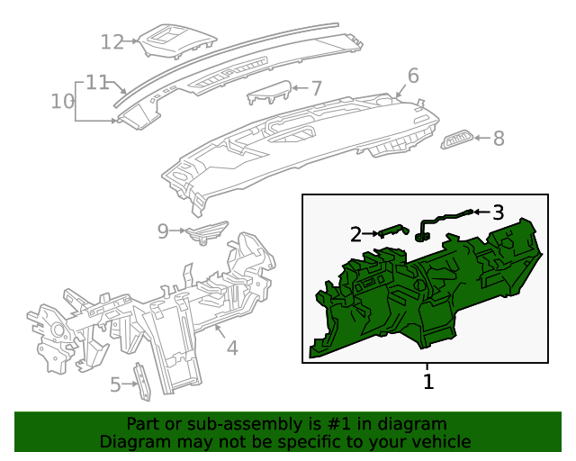 F (S)Carrier 84711505 | GMPartsDirect.com