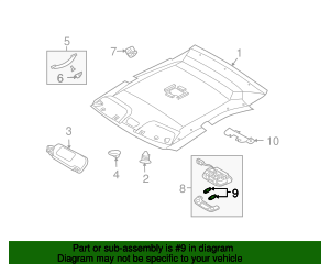 18647-05001 - Map Lamp Bulb 2001-2009 Kia | Kia.Parts Store
