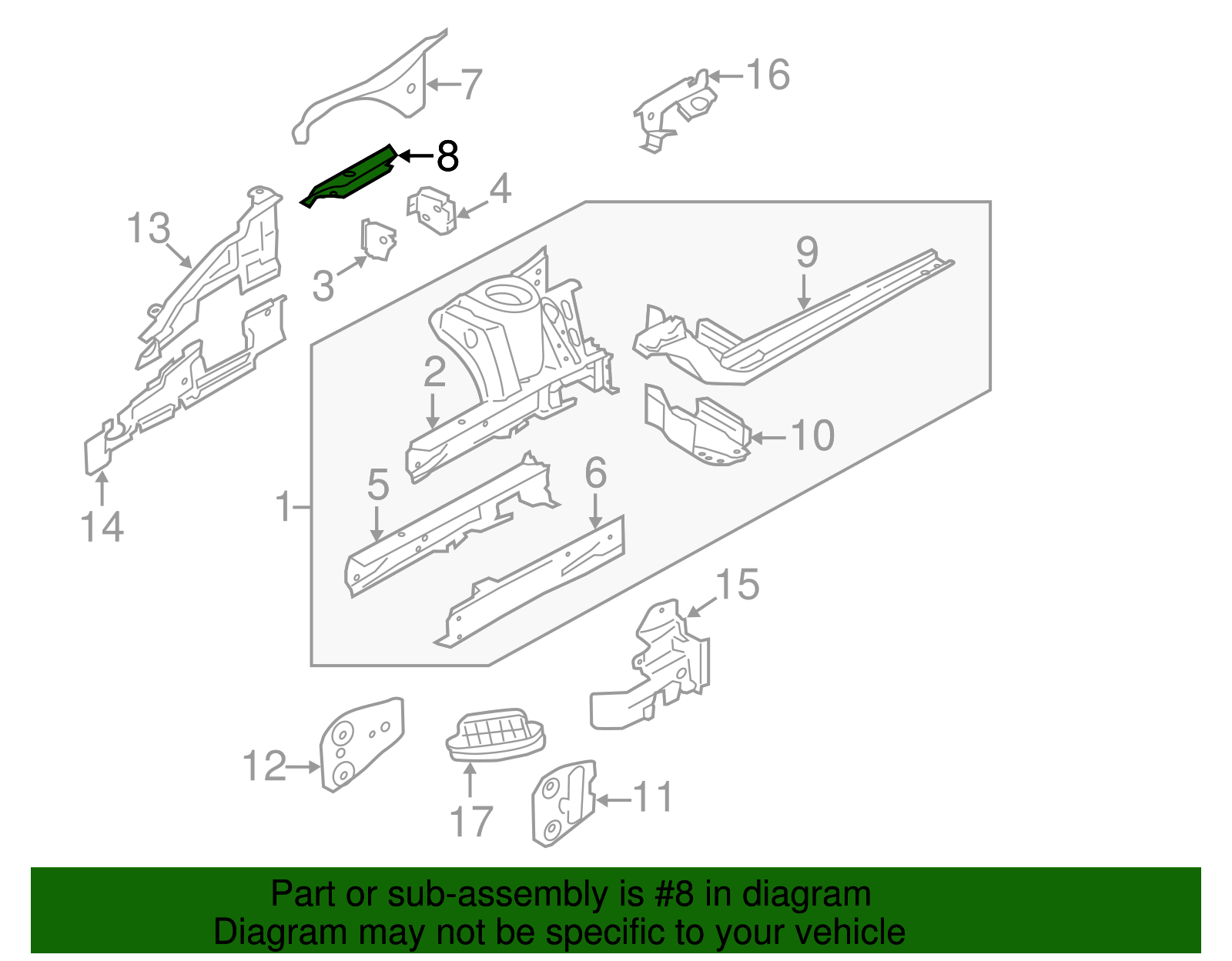 41-00-7-387-005 - High-Quality Uniside Bracket for 2014-2024 Mini ...