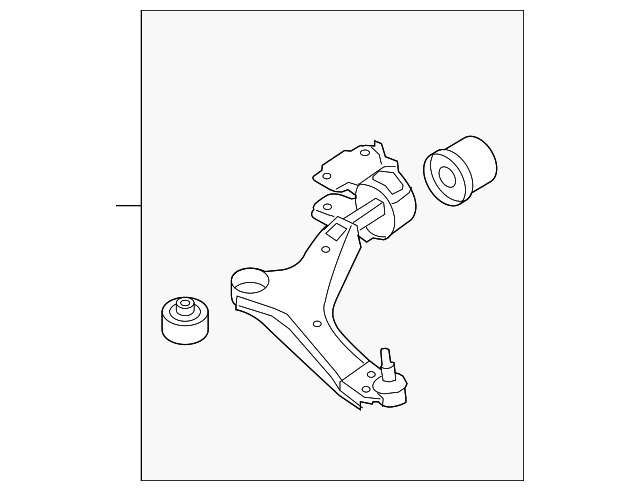 2010-2017 Volvo XC60 Lower Control Arm 31317665 | OEM Parts Online