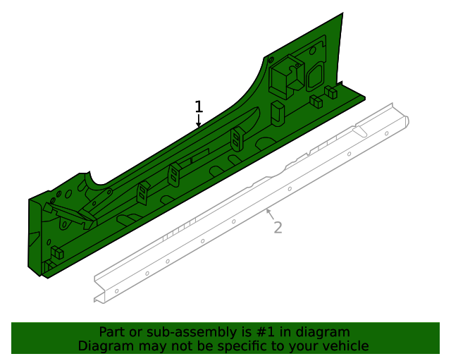 Genuine BMW 41-00-7-480-955 | Inner Rocker | FREE Shipping on Most ...
