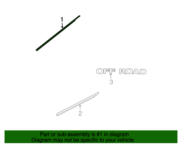 80820-ZC30A - Belt Molding 2004-2015 Nissan | AutoNationParts.com