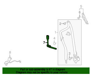 2017-2023 Cadillac Pre-Tensioner 86802077 | GMPartsDirect.com