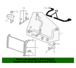 2014-2020 GM Radiator Surge Tank Hose 84919470 | NewAutoParts.com