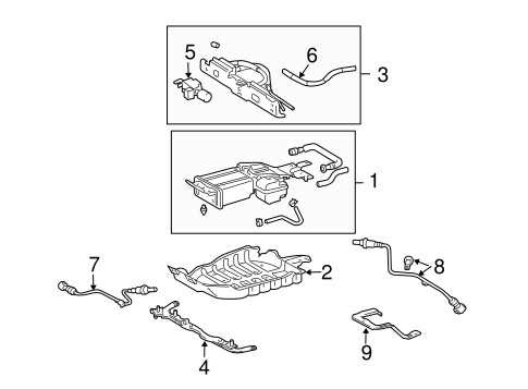 Emission Components for 2006 Toyota Highlander | Toyota Parts Center