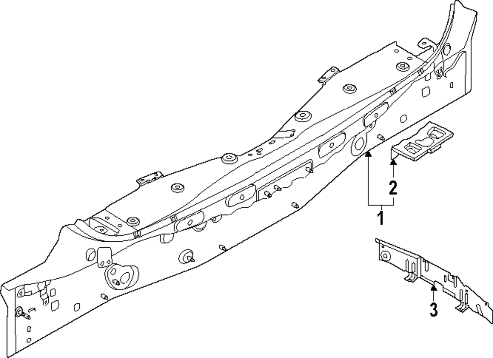 2021-2025 Nissan Rogue Rear Body Panel 79110-6RA0A | OEM Parts Online
