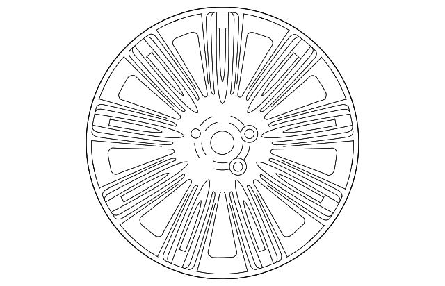 2016-2021 Land Rover Range Rover Alloy Wheel, 21" 7 Split-Spoke, 'Style ...