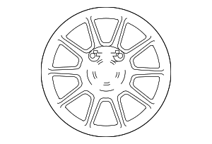 2013-2022 Land Rover Range Rover Alloy Wheel, 21" 10 Spoke, 'Style 1001 ...