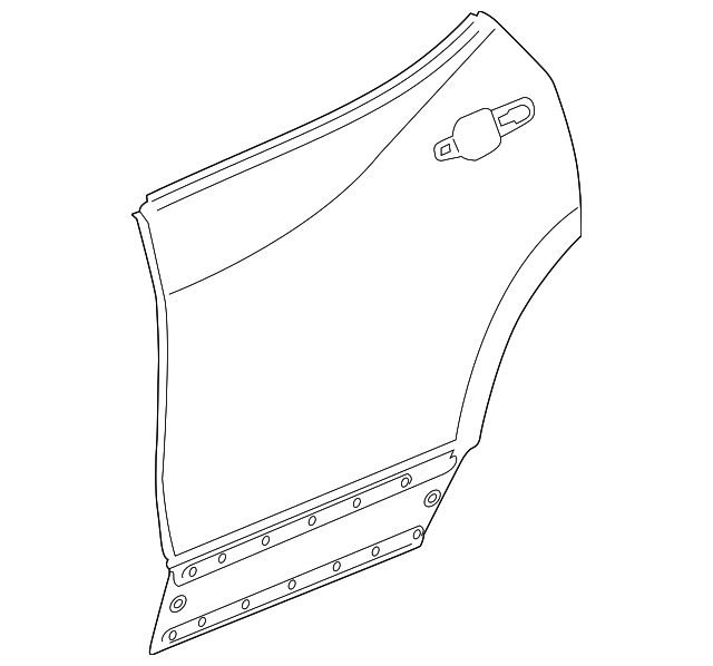 2019-2025 Chevrolet Blazer Driver Side Door Outer Panel 84434634 GM ...