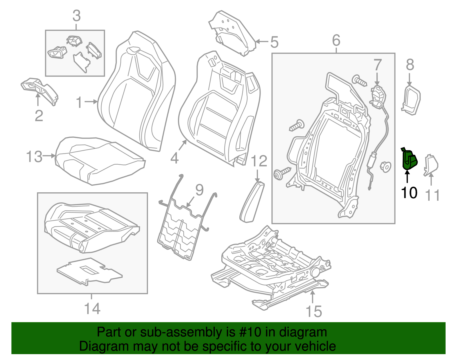 FR3Z-63610C06-BA - High-Quality Seat Back Frame Bracket for 2015-2023 ...