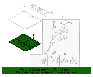 85750-N9050-NNB - Storage Tray 2022-2024 Hyundai Tucson | AutoNation Parts