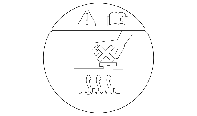 25328-B1000 - Caution Label 2017-2024 Kia | Kia.Parts Store