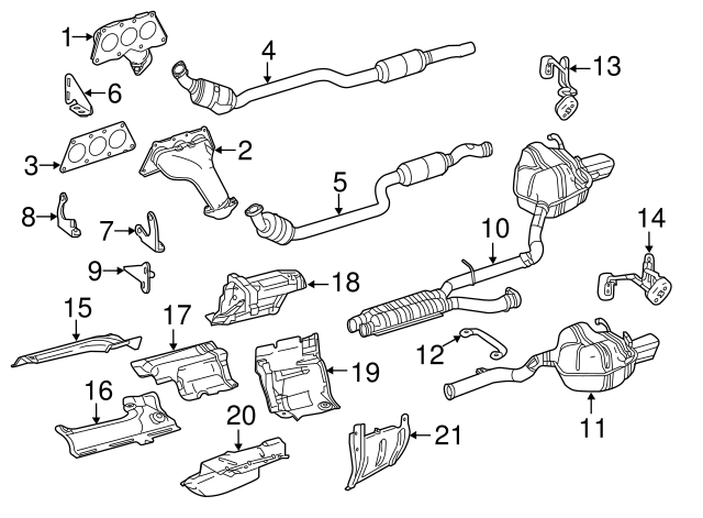 207-680-01-22 - Heat Shield 2010-2017 Mercedes-Benz | AutoNationParts.com