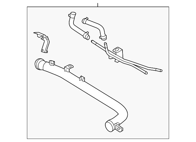 2010-2016 Hyundai Genesis Coupe Inlet Pipe 25460-3C700 | Retail ...
