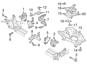 2011-2018 Audi Trans Mount 8K0-399-151-DD | Genuine Audi Parts